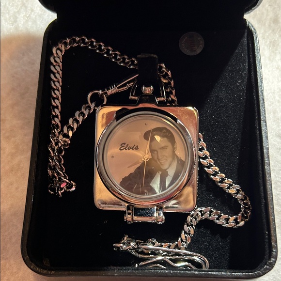 Accessories | Elvis Presley Silver Pocket Watch | Poshmark